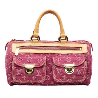 Louis Vuitton Pre-owned Monogram Denim Neo Speedy Handtasche - - Pre-owned - Damen - Rosa - ONE SIZE