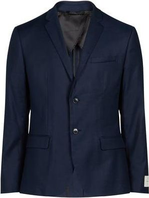 Calvin Klein Blazer coupe slim en lin m&eacute;lang&eacute;