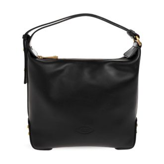 Tod's Mini-Schultertasche mit Nieten - - Bags - Damen - Schwarzk - ONE SIZE