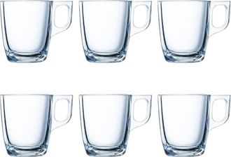 Luminarc Set aus 6 Espresso-Kaffeetassen aus 9-cl-Mikrowelleng