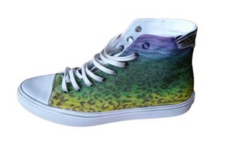 Saint Laurent Multicoloured Leopard Print Sneakers Size 38.5