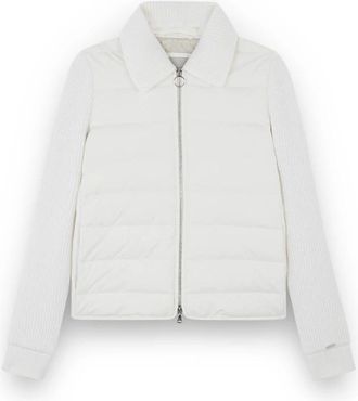 Paul & Shark Femme, Vestes, Jaune, Taille: 40 FR Blouson Hybride de Luxe en Laine