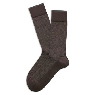 Marcoliani Chaussettes mi-mollet Windows - Homme - Sous-v&ecirc;tements - Brun - Taille: ONE Size