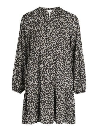 Object Female Kleid in Kniel&auml;nge Lang&auml;rmelig, Black 3, 38, 23035512