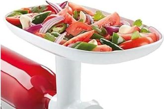 KitchenAid Zubehör Einfülltablett - 5KSMFT - Abnehmbarer Lebensmitteltrichter für KitchenAid Küchenmaschine - Spülmaschinenfest - Kunststoff - Weiß
