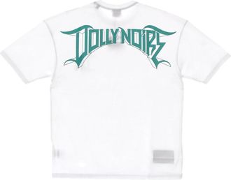 Dolly Noire Homme, Tops, Blanc, Taille: XL Lettering 3D Oversize Tee