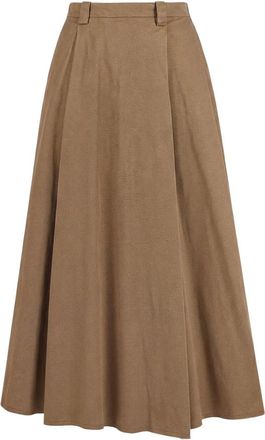 Department Five Department Five, Femme, Jupes, Brun, Taille: 40 FR Gonna midi a pieghe Henrique