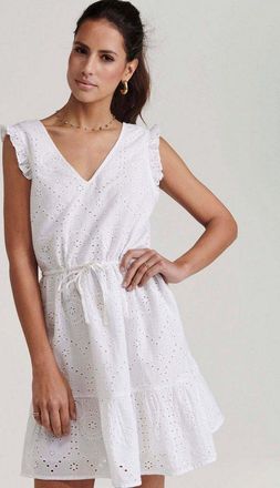 Shiwi Sommerkleid MALAGA (1-tlg) Volant