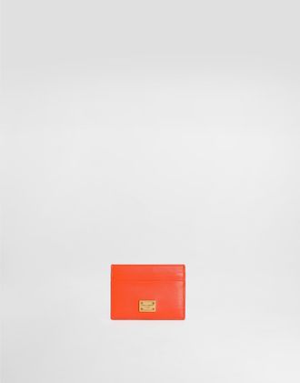 Dolce & Gabbana Portacarte - Frau Geldb&ouml;rsen Und Kleinlederwaren Orange Onesize