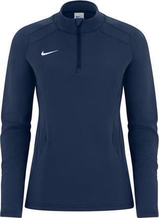 Nike Nike Womens Training 1/4 Zip Midlayer TEES and T-Shirts, Obsidian, M