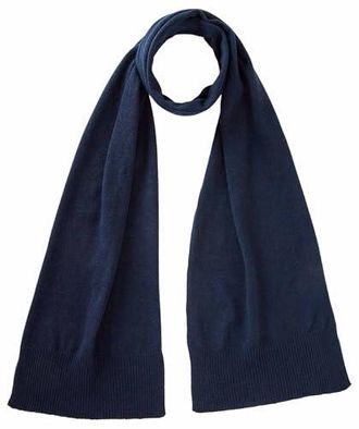 Benetton Sciarpa in Maglia 1002du01e &eacute;charpe Foulard, Bleu, Taille Unique Femmes