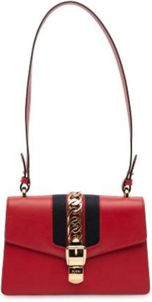 Gucci Sac bandouli&egrave;re Sylvie Pre-owned - Femme - Pre-owned - Rouge - Taille: ONE Size