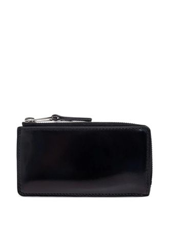 Christophe Lemaire portefeuille en cuir à fermeture zippée - Noir