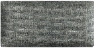 MG Design Polsterpaneel 30 x 60 cm in Grau - 3D Wandkissen fürs Bettkopfteil & Wanddeko, ohne Bohren, geräuschmindernd, fein strukturiert, pflegeleicht & Abrieb