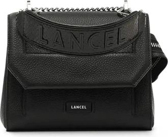 Lancel Schultertasche Sac Rabat S Lancel Ninon Noir/Argent