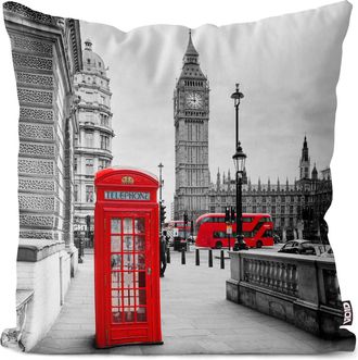 Void Watches London Telefonzelle England Kissenbezug Kissenhülle Sofakissen Kissen Deko Outdoor-Kissen Dekokissen, Kissen Größe:50 x 50 cm