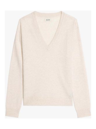 Zadig&Voltaire Pull Col Rond - Beige Clair