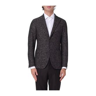 Tagliatore Blazer &agrave; carreaux - Homme - Vestes - Brun - Taille: XL