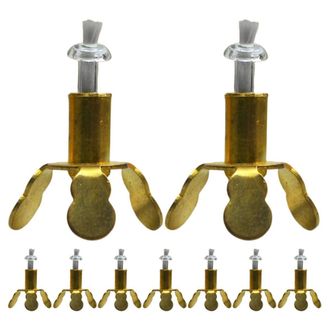 OSALADI CORHAD 8 St&uuml;ck Dochthalter aus Legierung Dreibein &Ouml;llampenst&auml;nder Vielseitig f&uuml;r Buddhistische Tempel und Gebets&ouml;llampen Stabiler &Ouml;ldochthalter f&uuml;r Zu