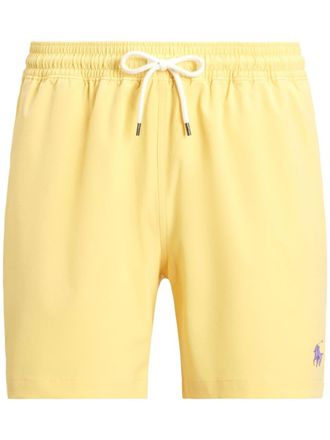 Polo Ralph Lauren Badeshorts mit Polo Pony-Stickerei - Gelb