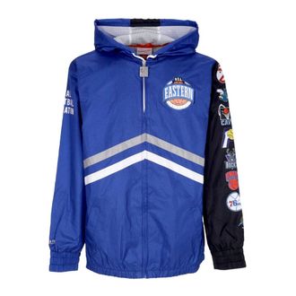 Mitchell & Ness Stylische NBA Windbreaker Jacke - - Jackets - Herren - Blau - L