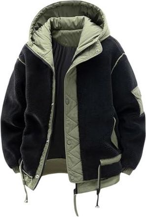 Generic Vestes D Hiver Homme Mi Softshell Impermeable Taille Hybride Trois 5XL Personnalisable Slim Fit Boutonnage Ecossais Fleurie Victorienne Chemin&eacute;e Vison