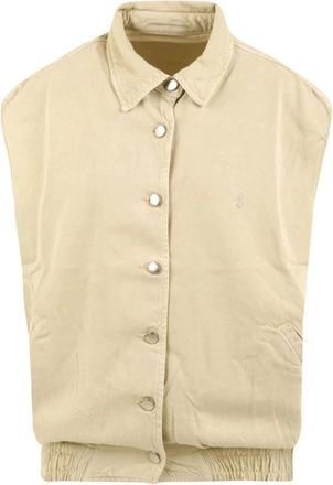 Icon Denim Los Angeles Femme, Vestes, Beige, Taille: 38 FR Ines Vest