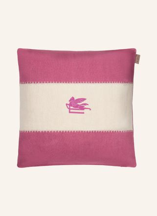 Etro Home Etro Home Dekokissen Aus Leinen rot