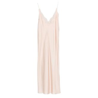 R&oacute;he Femme, V&ecirc;tements de nuit et de d&eacute;tente, Rose, Taille: 38 FR V-neck Silk Nightgown