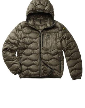 Blauer Wawe Wawe Doudoune Homme Nylon Brillant 24WBLUC03030 Vert Pigna, Vert pina, L
