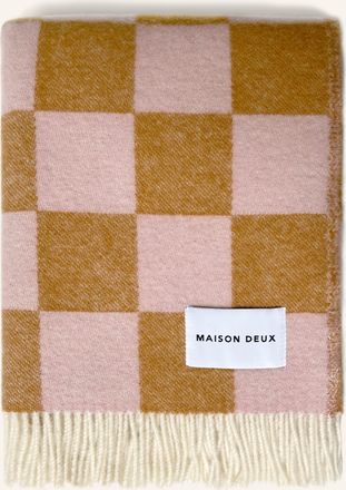 Maison Deux Maison Deux Plaid beige