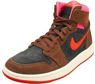 Nike Nike Femmes Air Jordan 1 ZM Air CMFT 2 Trainers DV1305 Sneakers Chaussures (UK 5 US 7.5 EU 38.5, Cacao wow Picante Red Black 206)