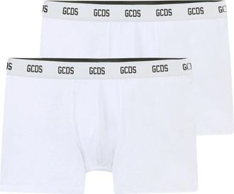 GCDS Essentials Boxer 2er-Pack - - Underwear - Herren - Wei&szlig; - XL