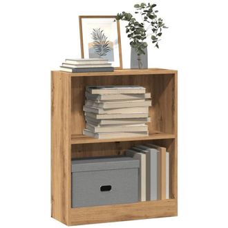 vidaXL Biblioth&egrave;que ch&ecirc;ne artisanal 60x24x76 cm bois ding&eacute;nierie - Vidaxl