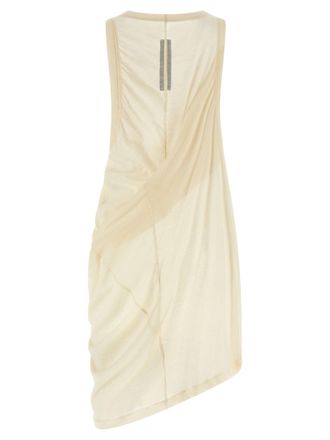 Rick Owens Mens Beige Cotton Casual Dress