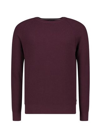 Olymp Herren Pullover rot unifarben