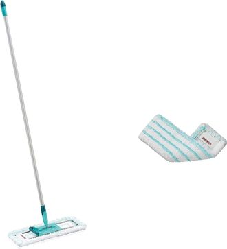 Leifheit Bodenwischer Profi XL inkl. gratis Wischbezug Micro Duo Wischsystem, t&uuml;rkis, One Size, 6