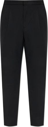 Emporio Armani Homme, Pantalons, Noir, Taille: L Pantalon &agrave; plis