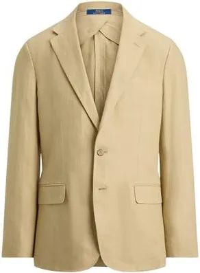 Polo Ralph Lauren Blazer cintr&eacute; en lin m&eacute;lang&eacute;