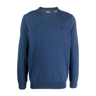 Polo Ralph Lauren Blauer Crewneck Pullover Herrenmode - - Knitwear - Herren - Blau - L