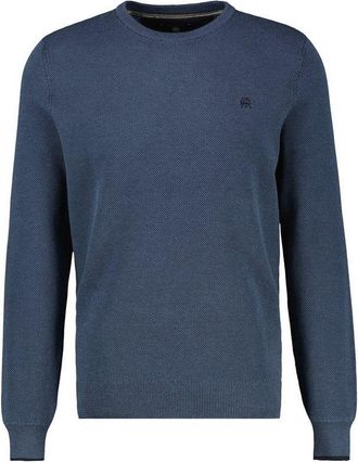 Lerros Rundhalspullover mit Logo-Stickerei