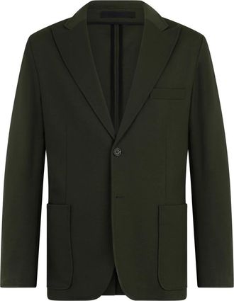 Paolo Pecora Homme, Vestes, Vert, Taille: L Blazer Crois&eacute; Non Doubl&eacute;
