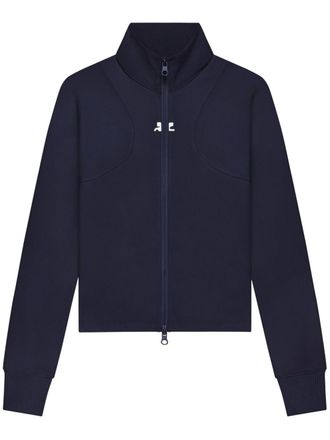 Courrèges veste à fermeture zippée - Bleu