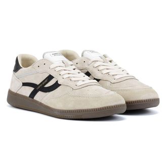 Pompeii Elan Sala Herren Sneaker Aus Weißem Wildleder