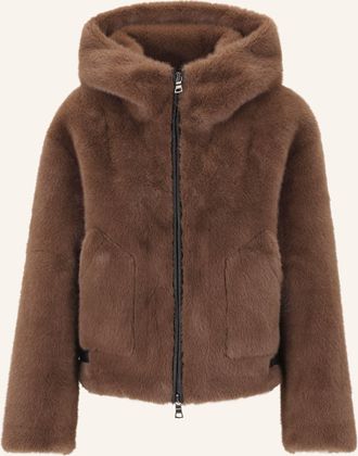 BLONDE No.8 Blonde No.8 Kunstpelz-Jacke Elle braun