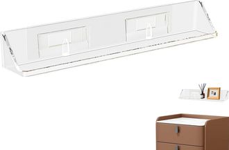 Generic Wandregal transparent | Schaufensterregal f&uuml;r Schaufenster,Acryl Badregal - f&uuml;r Badezimmer, Waschbecken, K&uuml;che, Dusche, Schlafzimmer, Dekoration, Parf