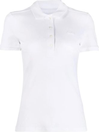 Lacoste Femme, Tops, Blanc, Taille: 42 FR Polo