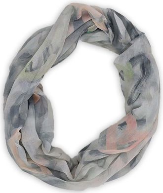 styleBREAKER Schlauchschal Loop mit Brushstroke Herz Muster
