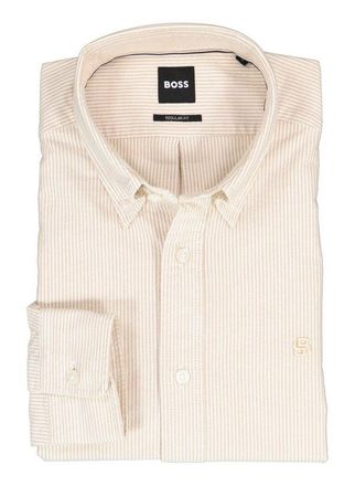 HUGO BOSS Herren Hemd schwarz
