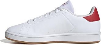 adidas Urban Court Shoes Chaussures Homme, FTWR White Core Black Better Scarlet, 43 1/3 EU